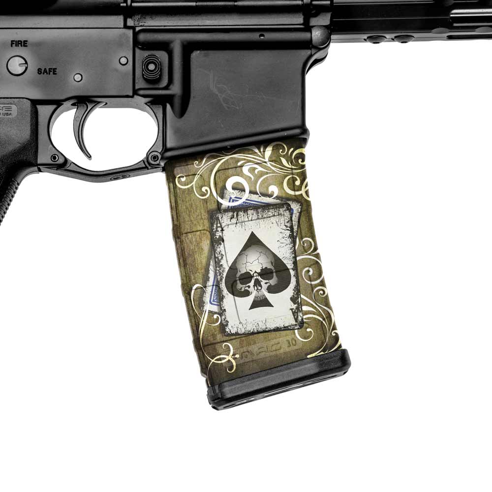 AR-15 Mag Skin (Ace of Spades) – GunSkins