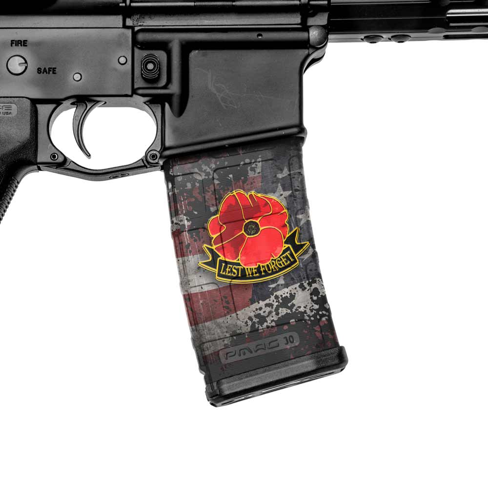 AR-15 Mag Skin (Lest We Forget) – GunSkins
