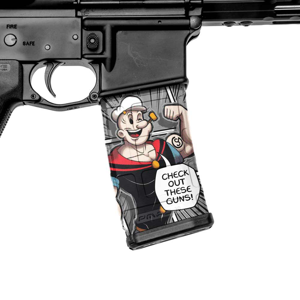 AR-15 Mag Skin (Popeye) – GunSkins