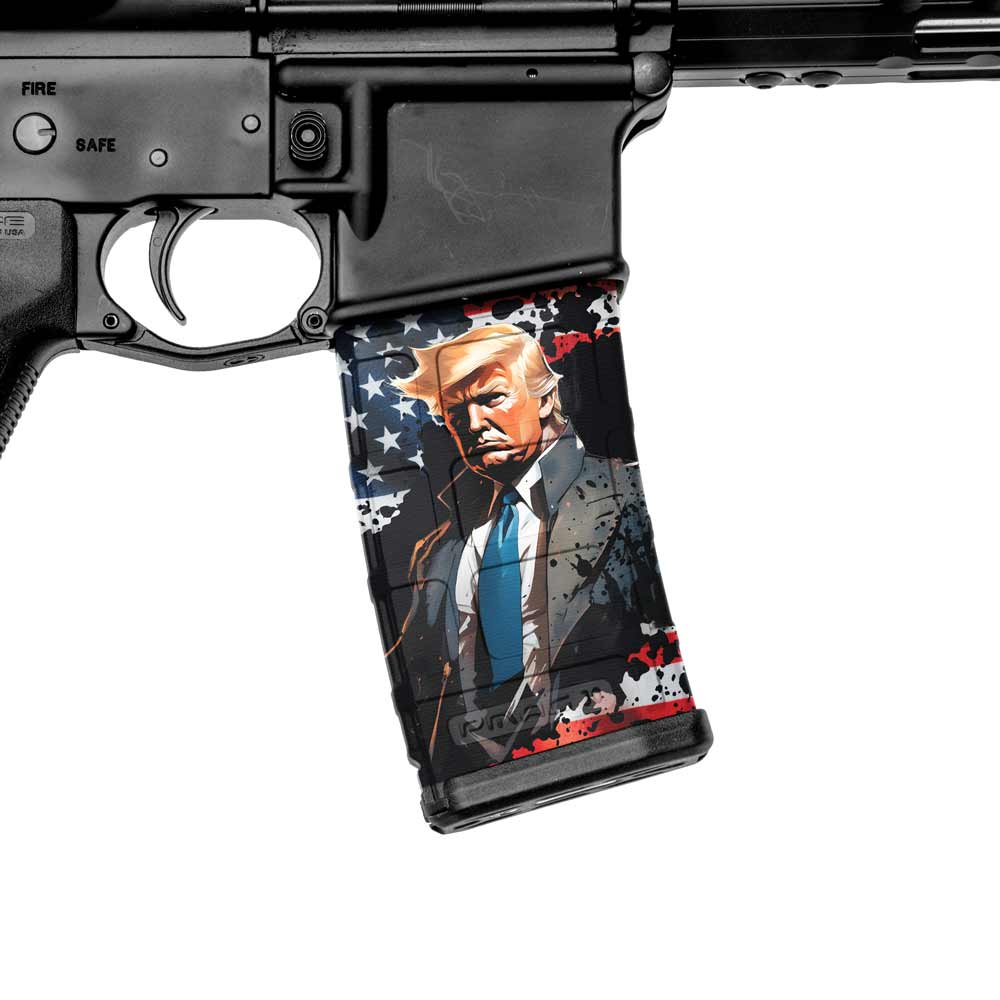 AR-15 Mag Skin (President Trump) – GunSkins