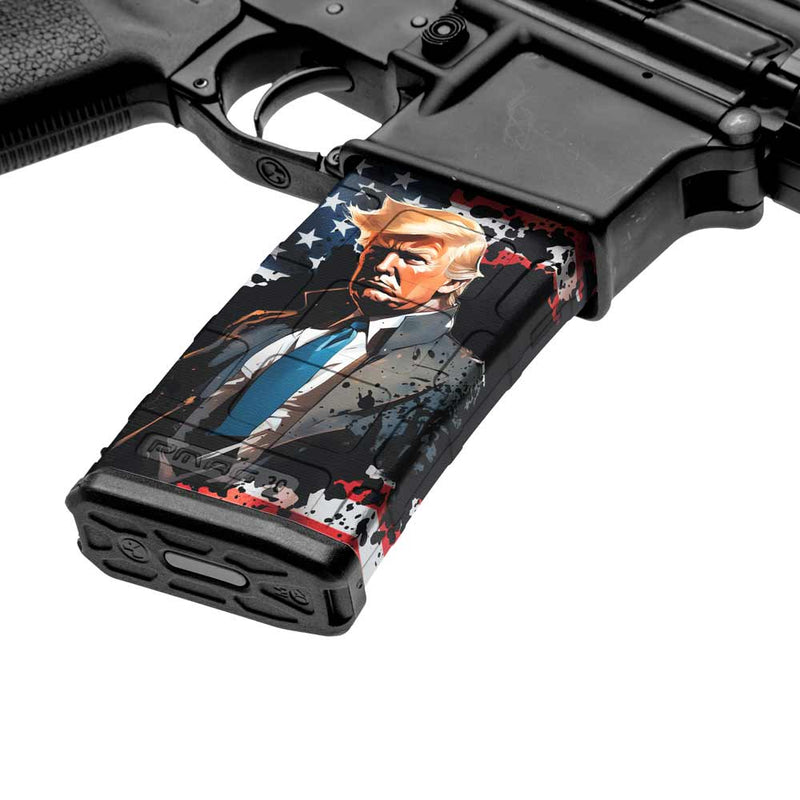 AR-15 Mag Skin (President Trump) – GunSkins