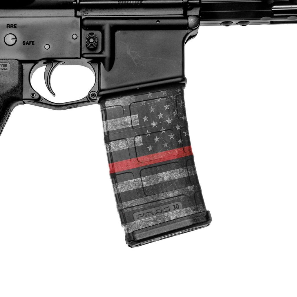 AR-15 Mag Skin (Thin Red Line) – GunSkins
