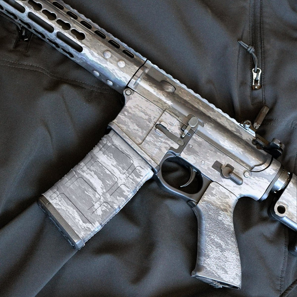 GunSkins AR-15 Rifle Skin Bundle with Mag Skin 3-Pack Camo Vinyl Wraps